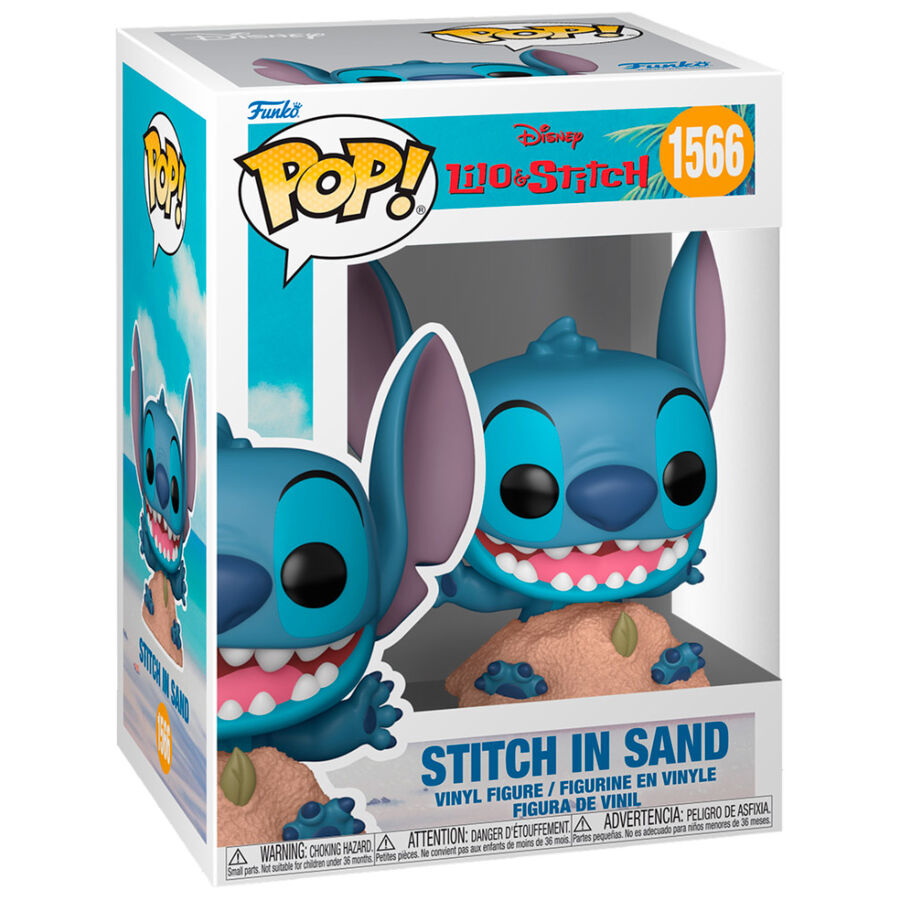 Funko Pop! Disney Lilo & Stitch Stitch in Sand – Juegos Hidra